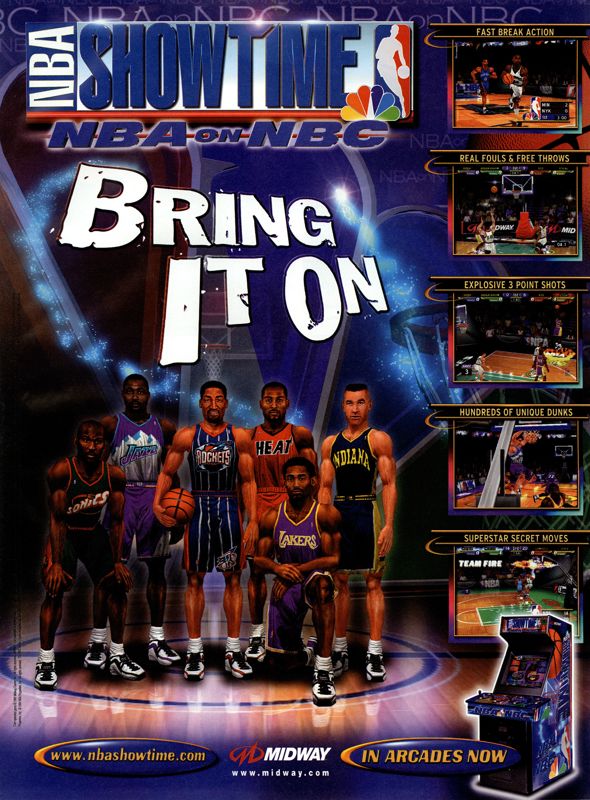 NBA Showtime: NBA on NBC official promotional image - MobyGames