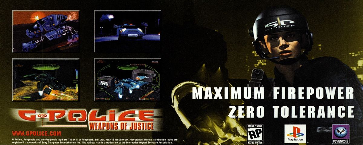 G-Police: Weapons of Justice official promotional image - MobyGames