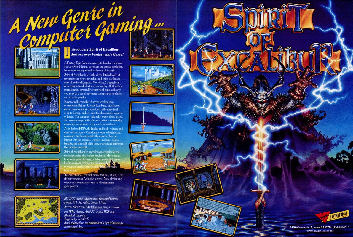 Spirit of Excalibur official promotional image - MobyGames