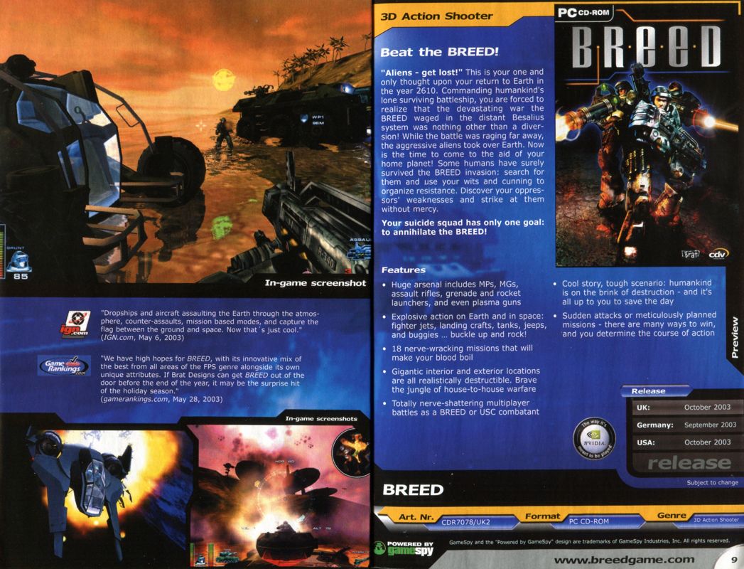 Breed official promotional image - MobyGames