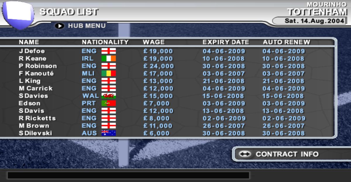 Premier Manager 2004-2005 official promotional image - MobyGames