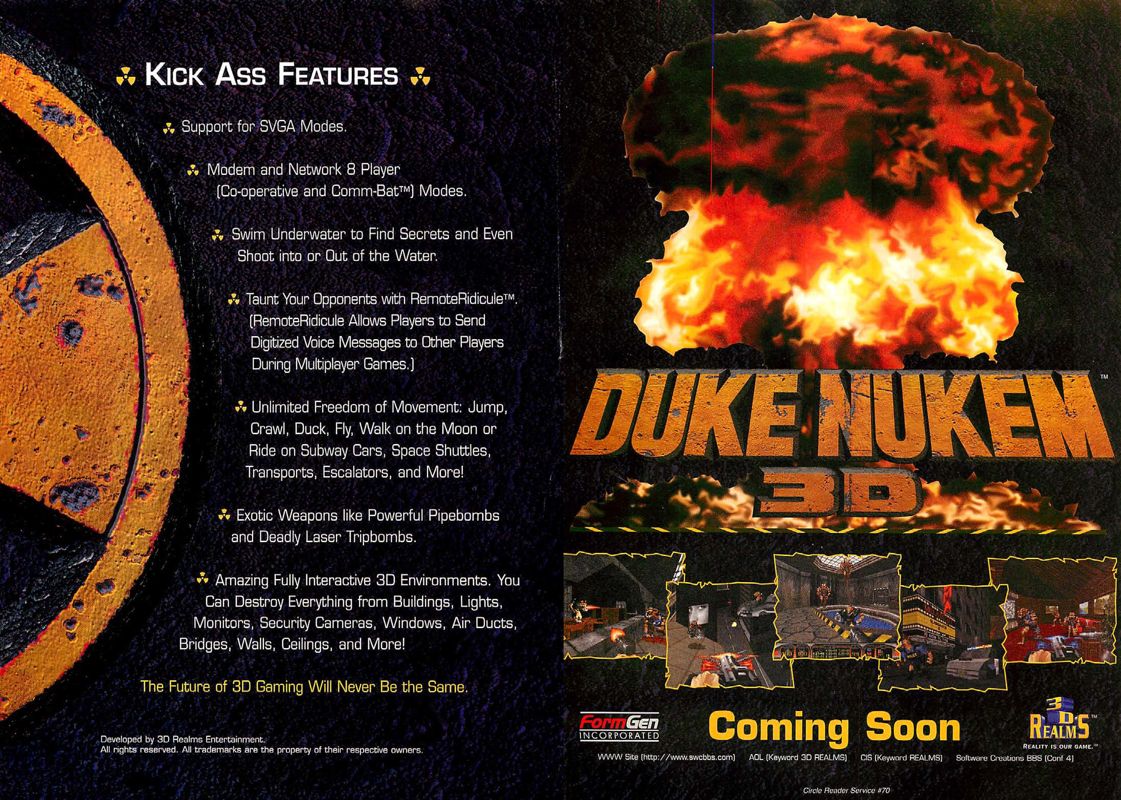Duke Nukem 3D official promotional image - MobyGames