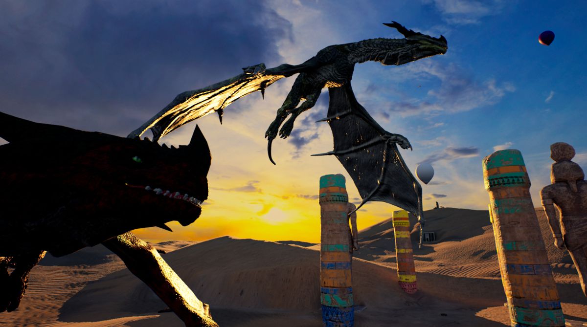 DragonRide VR official promotional image - MobyGames