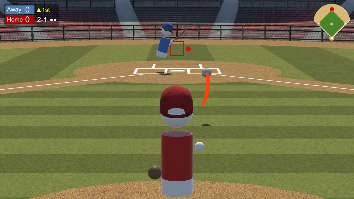 Double Play: 2-Player VR Baseball official promotional image - MobyGames