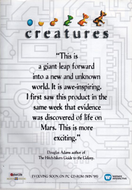 Creatures official promotional image - MobyGames