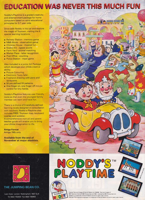 Noddy's Playtime official promotional image - MobyGames