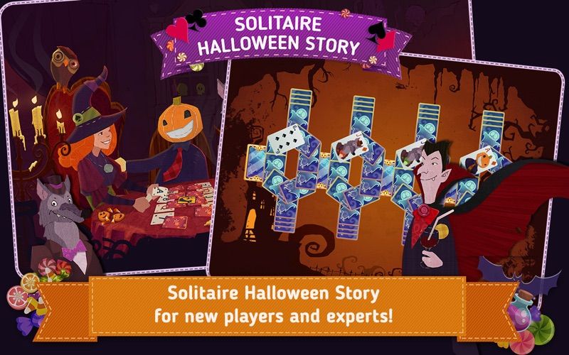 Solitaire Halloween Story official promotional image - MobyGames