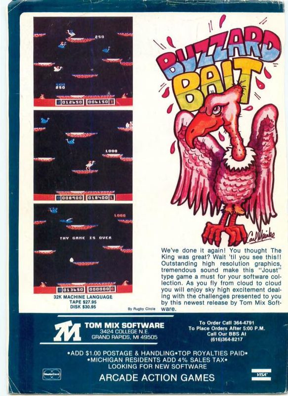 Buzzard Bait official promotional image - MobyGames