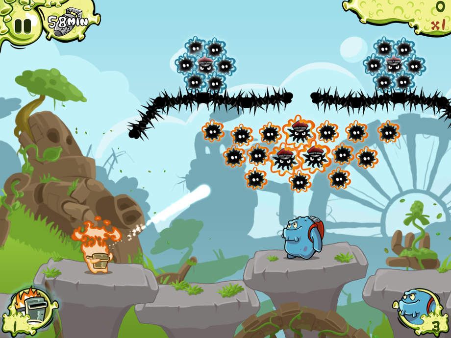 Snoticles official promotional image - MobyGames