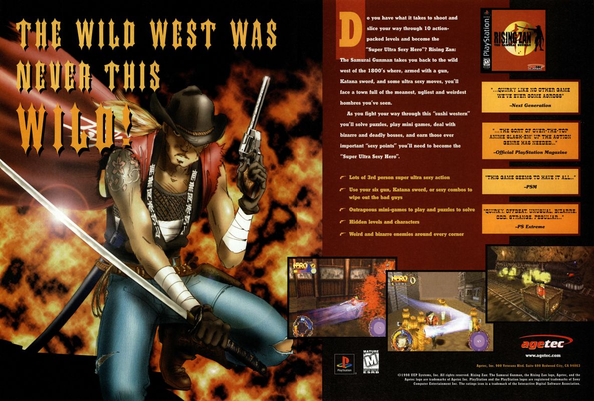 Rising Zan: The Samurai Gunman official promotional image - MobyGames