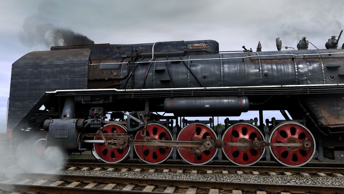 Trainz Plus: QJ Steam Locomotive official promotional image - MobyGames