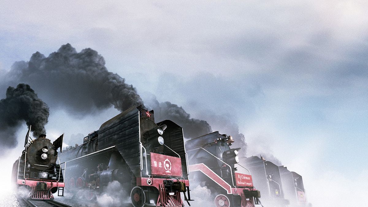Trainz Plus: QJ Steam Locomotive official promotional image - MobyGames
