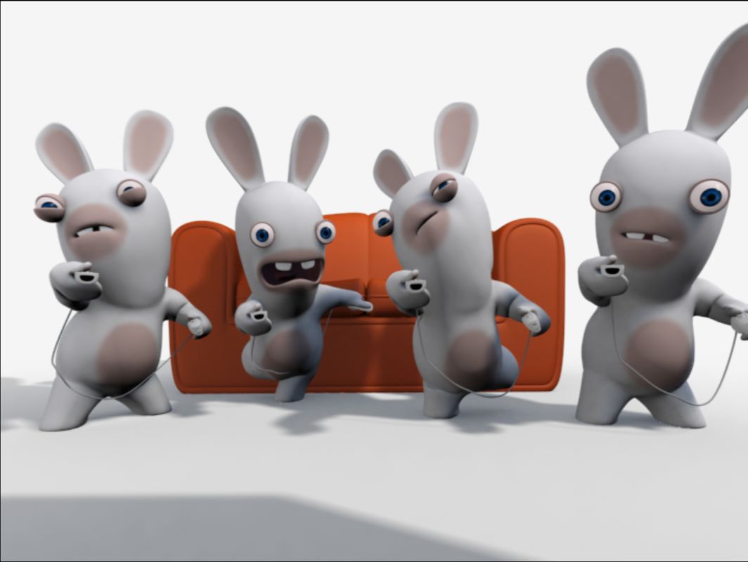 Rayman: Raving Rabbids 2 official promotional image - MobyGames