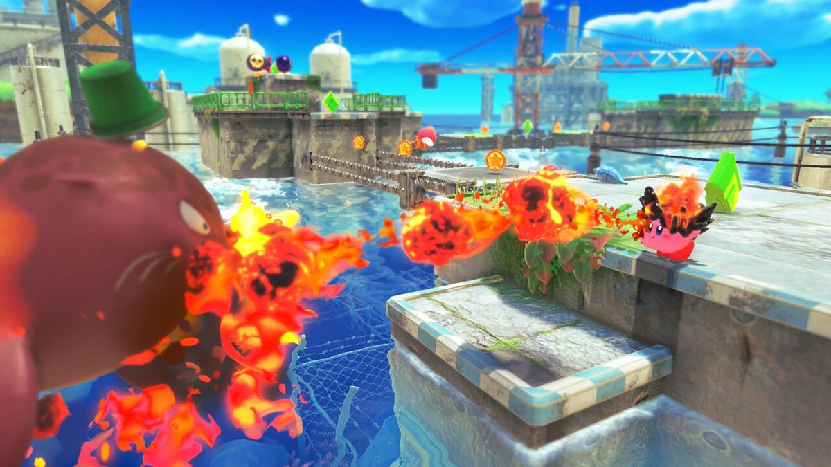 Kirby and the Forgotten Land official promotional image - MobyGames