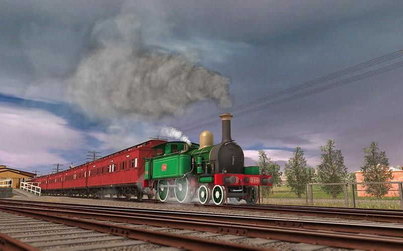 Trainz Plus: VR M Class 4-4-0 - Early 2 Tone Green official promotional ...