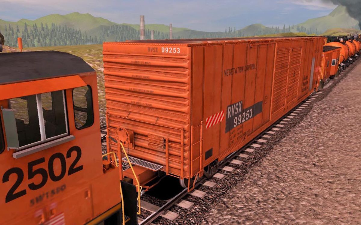 Trainz Plus: RVSX Vegetation Control Train official promotional image ...