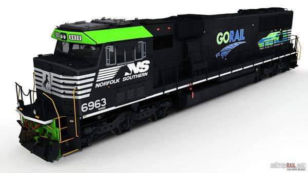 Trainz Plus: NS SD60E - 6963 GoRail official promotional image - MobyGames