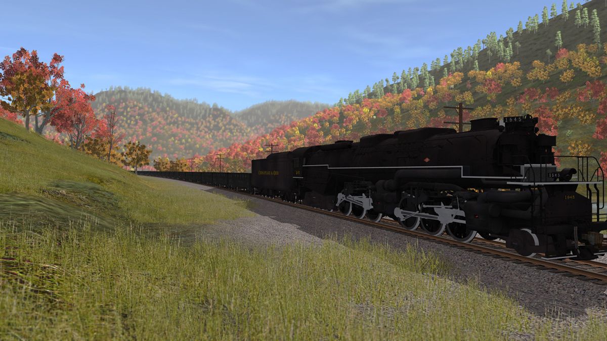 Trainz 2022: C&O 2-6-6-6 H8 - New River Mining Coal Run official promotional image - MobyGames
