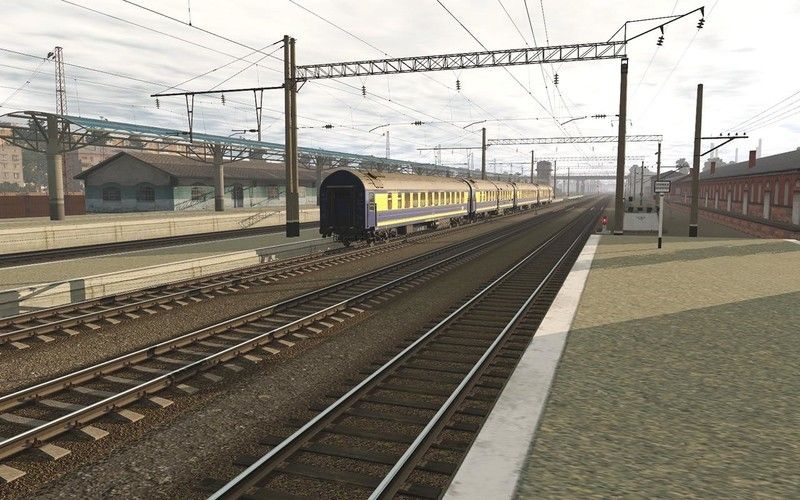 Trainz Plus: RZD-UZ-RIC Wagons Praha official promotional image - MobyGames