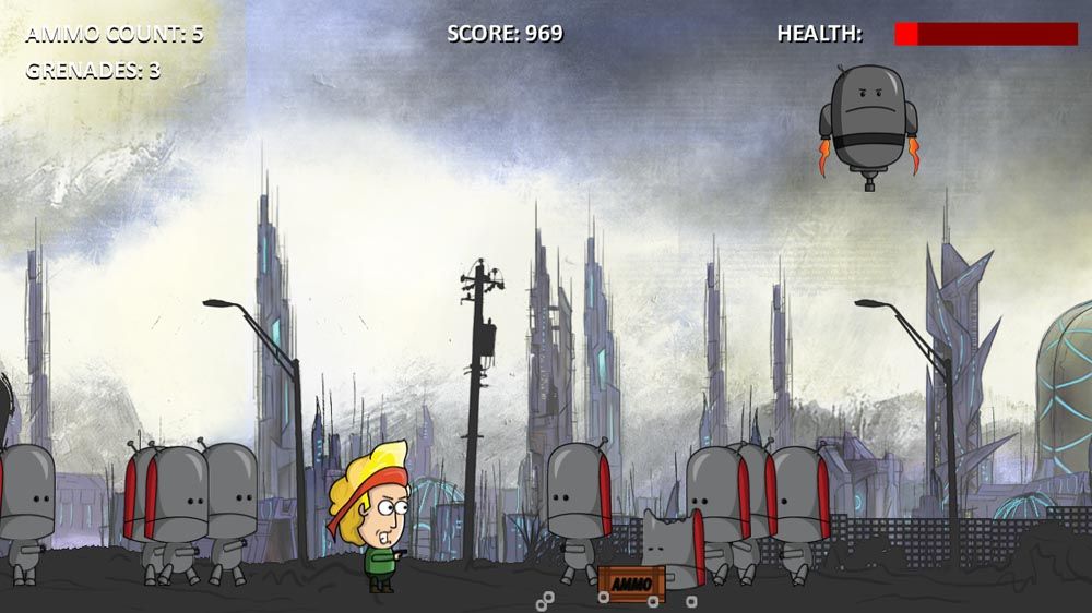 Angry Robot Rampage official promotional image - MobyGames