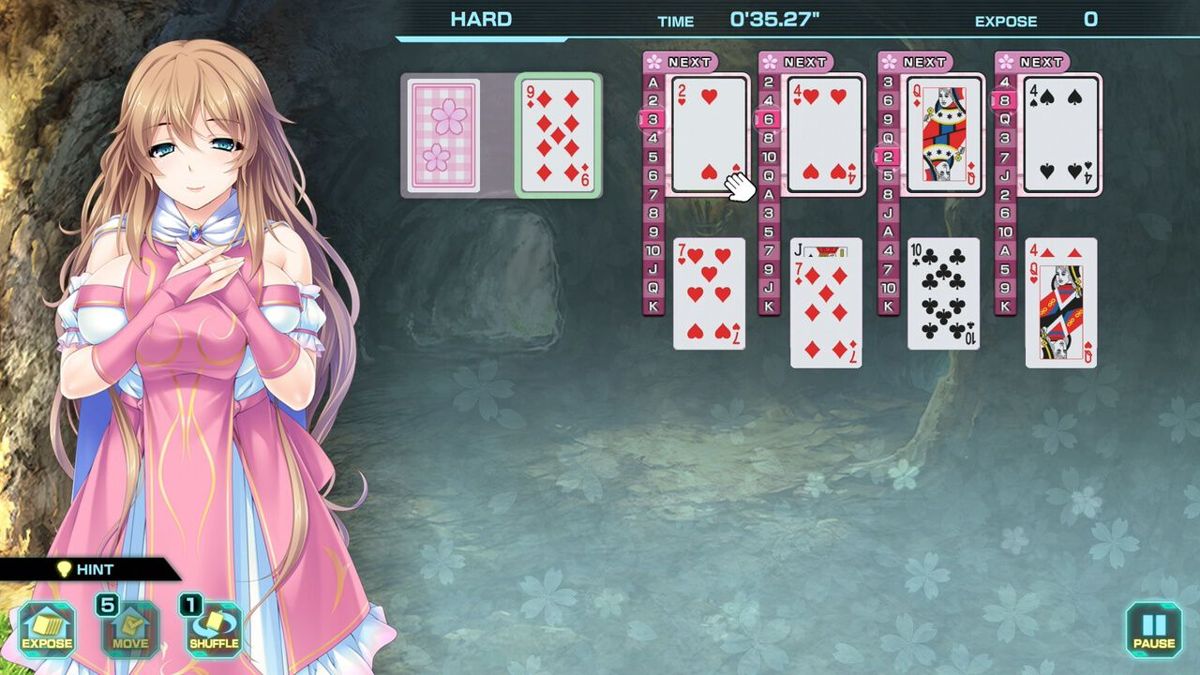 Pretty Girls Four Kings Solitaire official promotional image - MobyGames