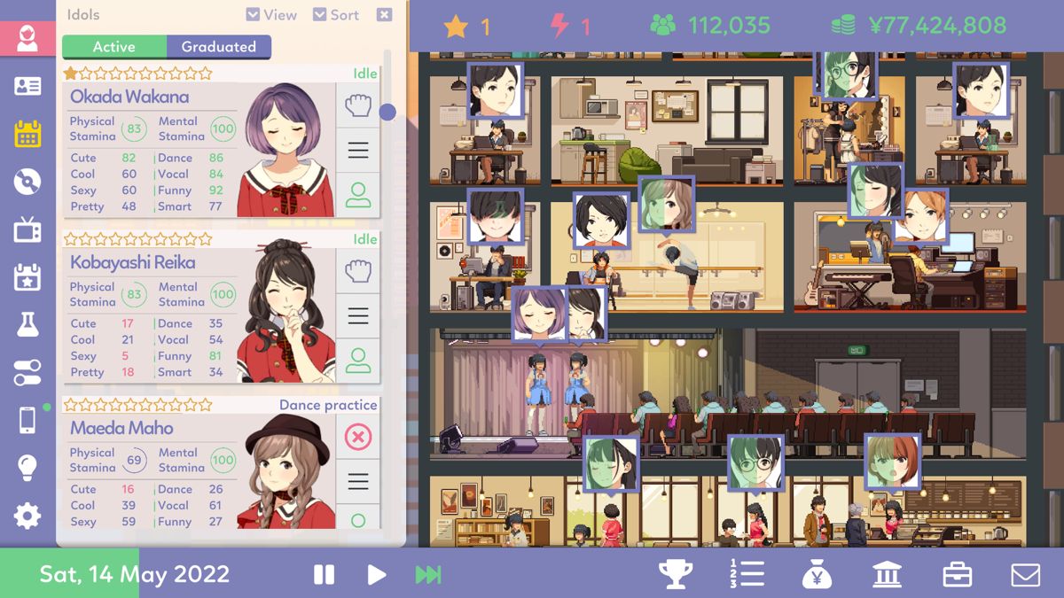 Idol Manager official promotional image - MobyGames