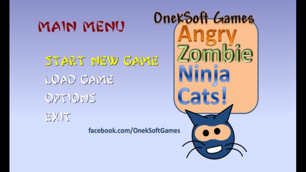 Angry Zombie Ninja Cats! official promotional image - MobyGames