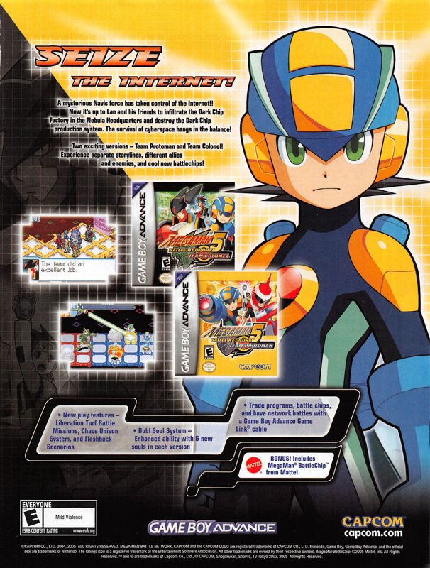 Mega Man Battle Network 5: Team Colonel official promotional image ...