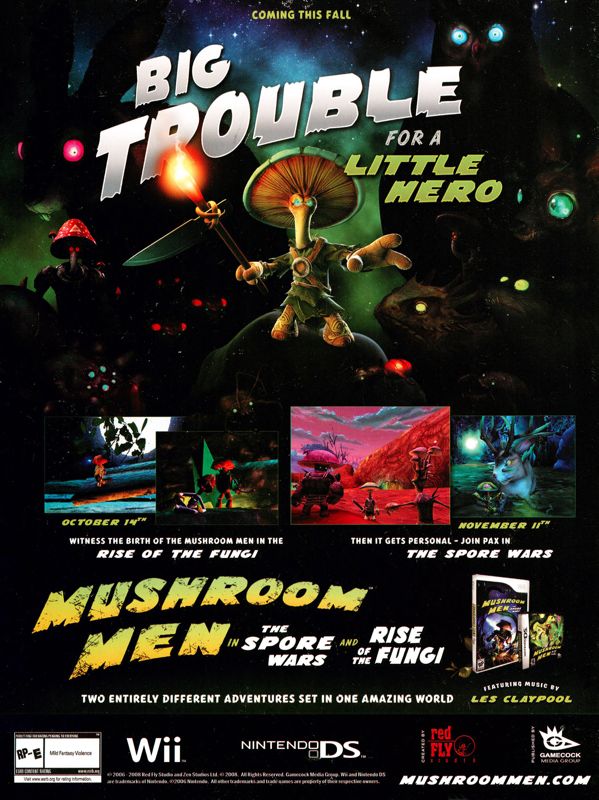 Mushroom Men: The Spore Wars official promotional image - MobyGames