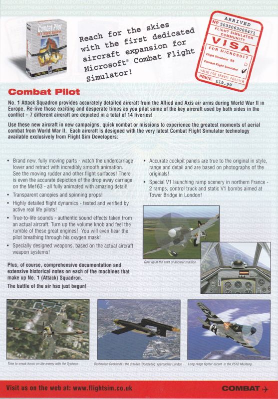 Combat Pilot: No. 1 (Attack) Squadron official promotional image ...