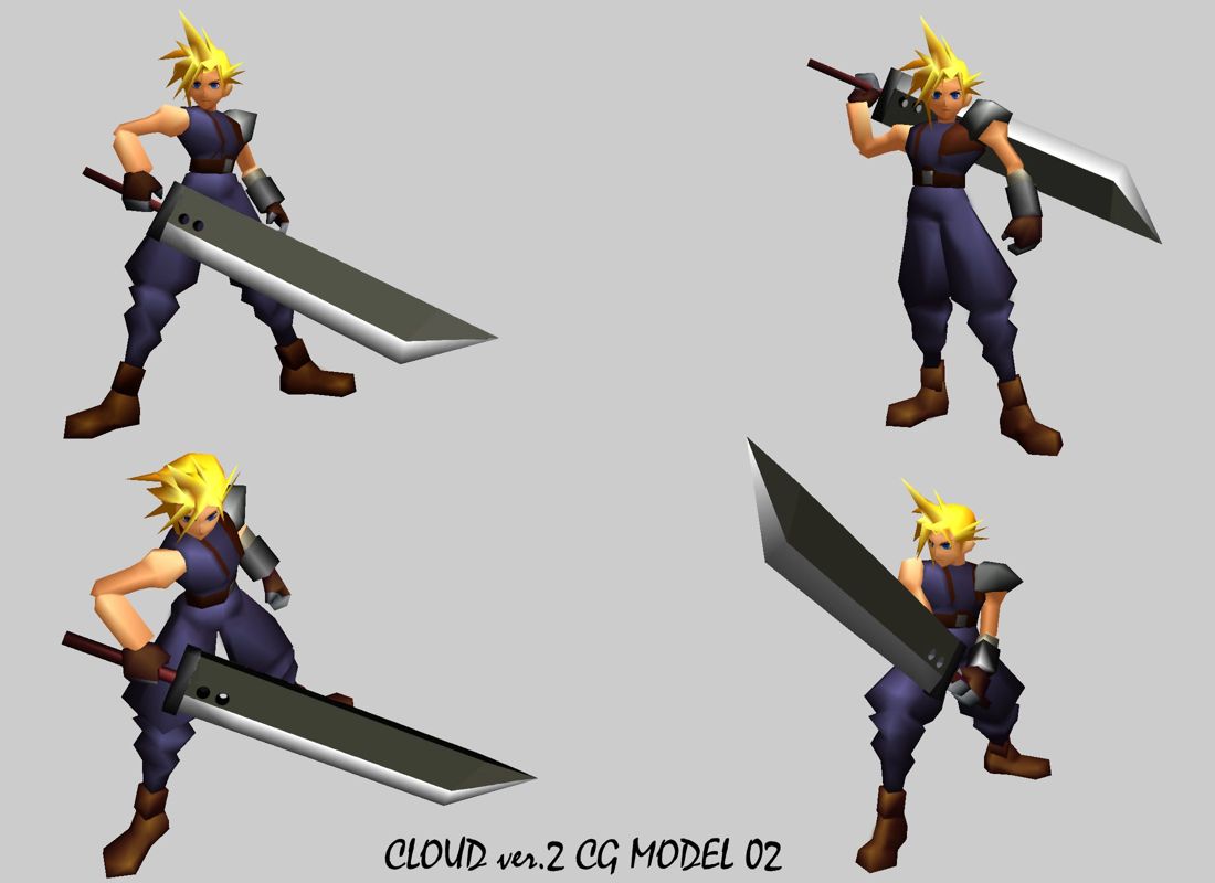 Final Fantasy VII official promotional image - MobyGames