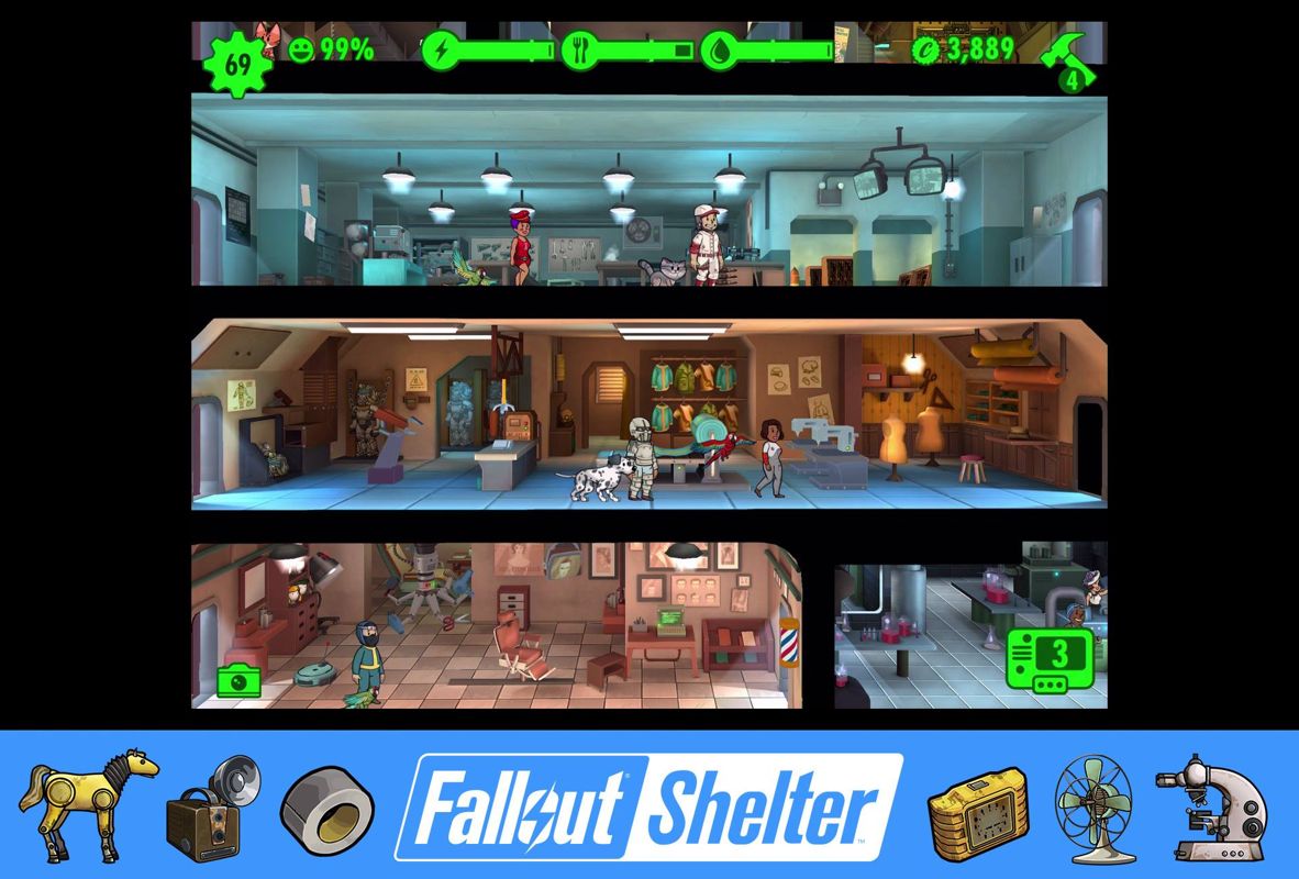Fallout Shelter official promotional image - MobyGames