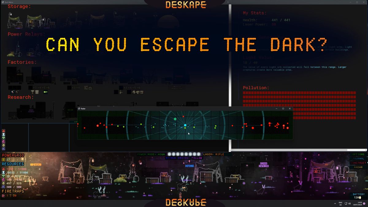 dEskape official promotional image - MobyGames