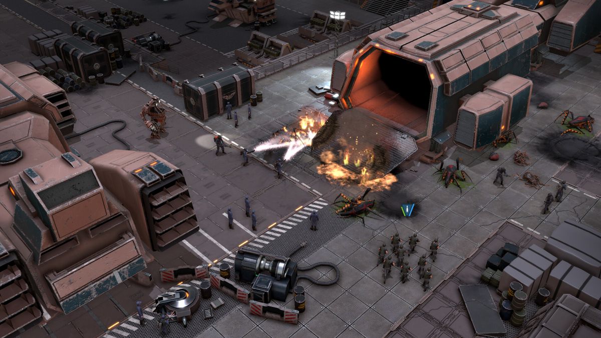 Starship Troopers: Terran Command - Raising Hell official promotional image - MobyGames