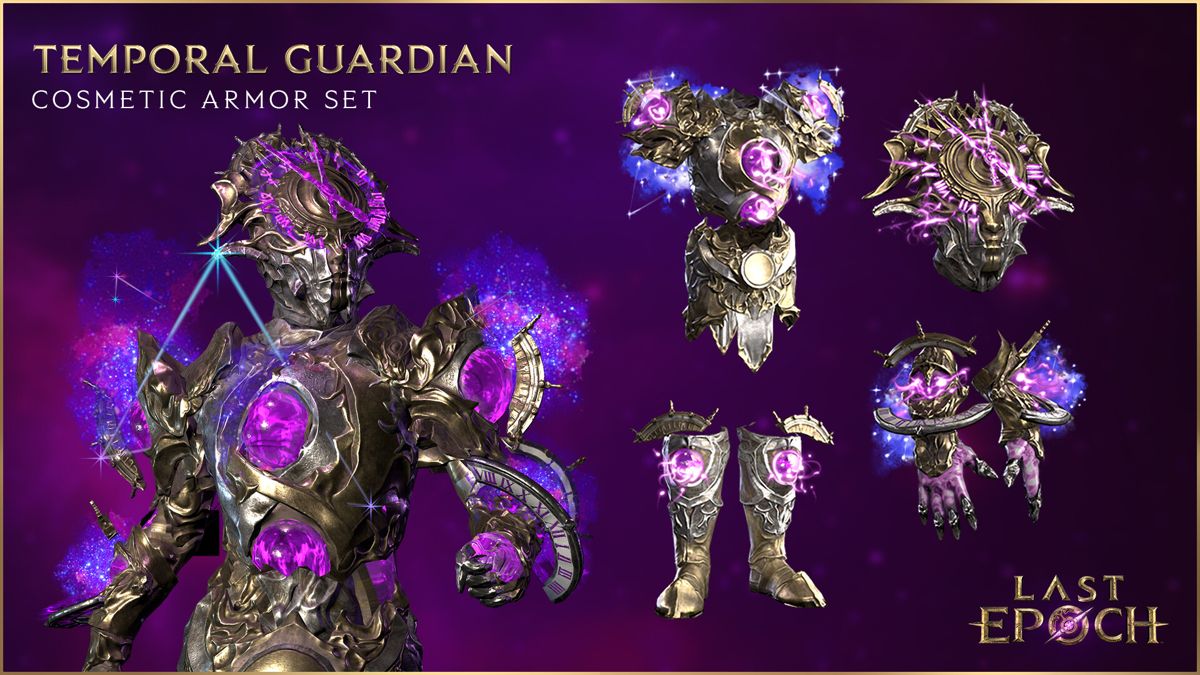 Last Epoch: Temporal Guardian Cosmetic Set official promotional image ...