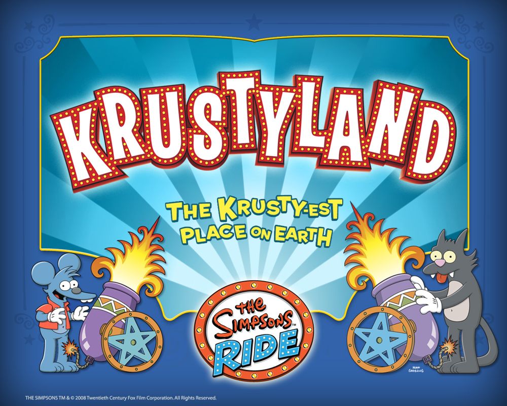 The Simpsons Ride: Preview CD-ROM (included game) official promotional ...