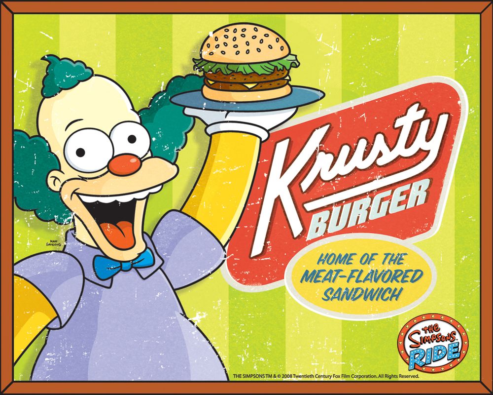 The Simpsons Ride: Preview CD-ROM (included game) official promotional ...