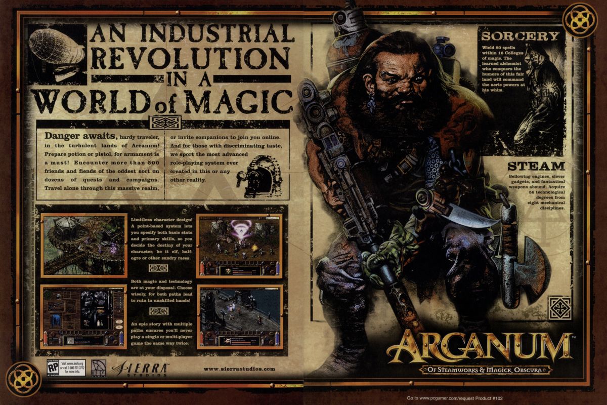Arcanum: Of Steamworks & Magick Obscura official promotional image ...