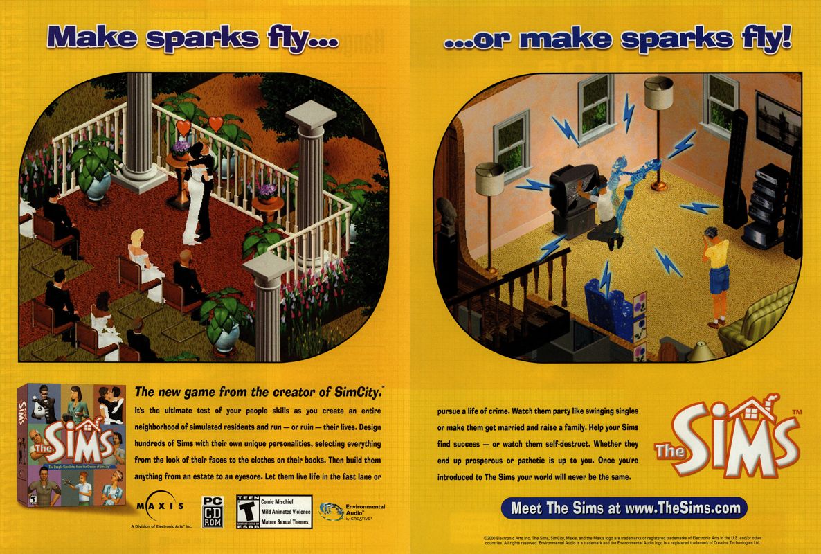 The Sims official promotional image - MobyGames