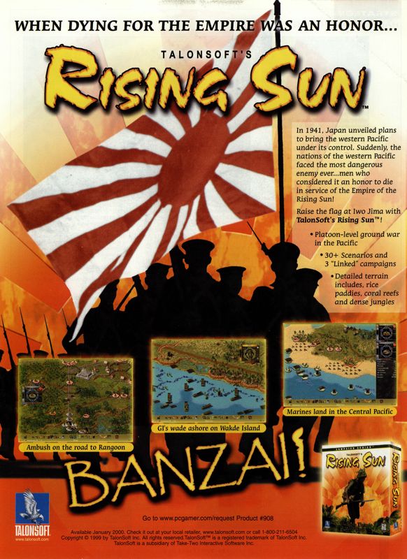 TalonSoft's Rising Sun official promotional image - MobyGames
