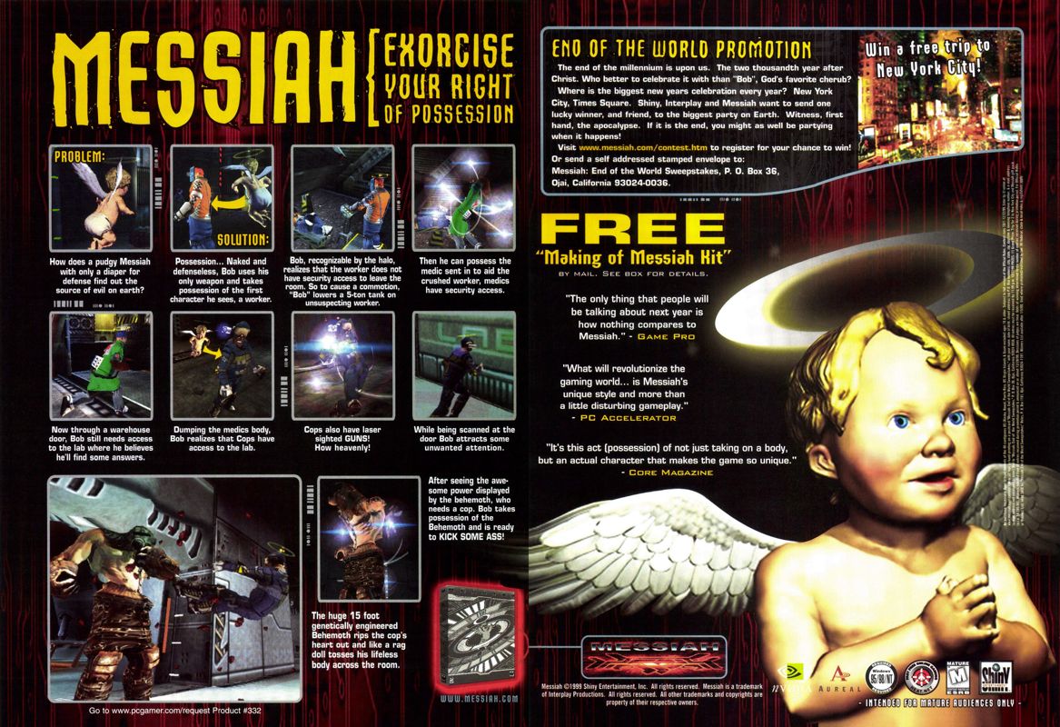 Messiah official promotional image - MobyGames