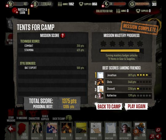 AMC The Walking Dead Social Game official promotional image - MobyGames