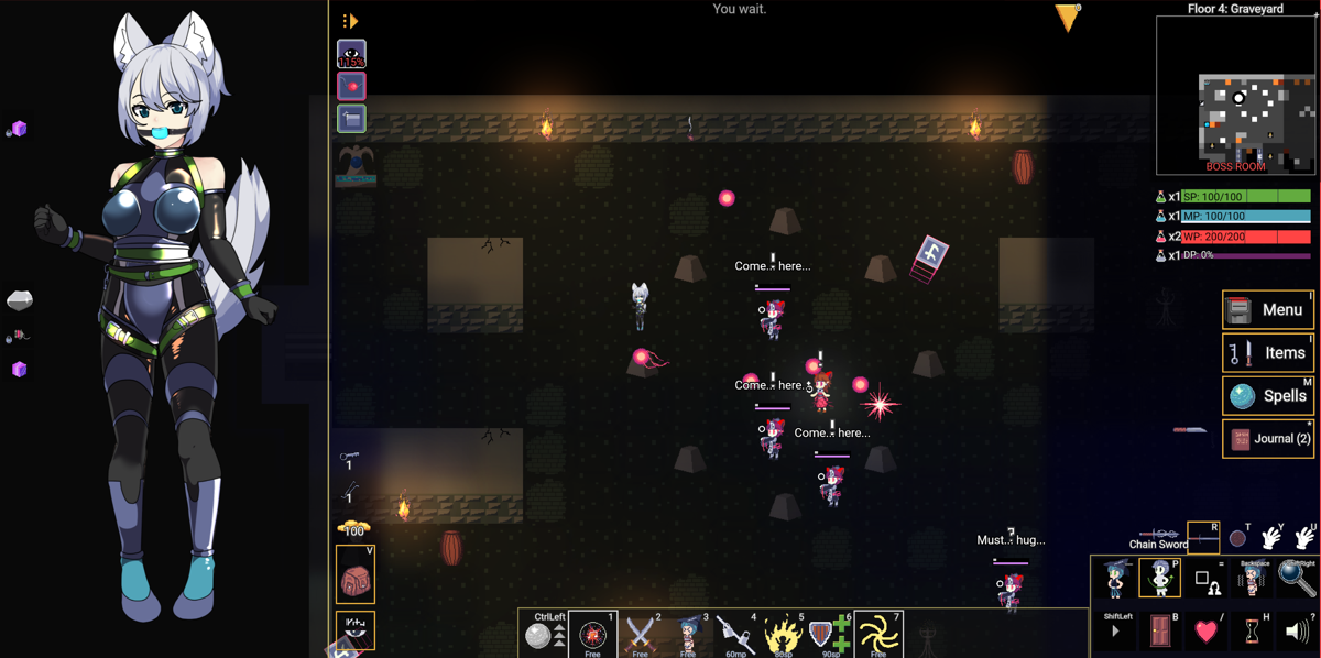 Kinky Dungeon official promotional image - MobyGames