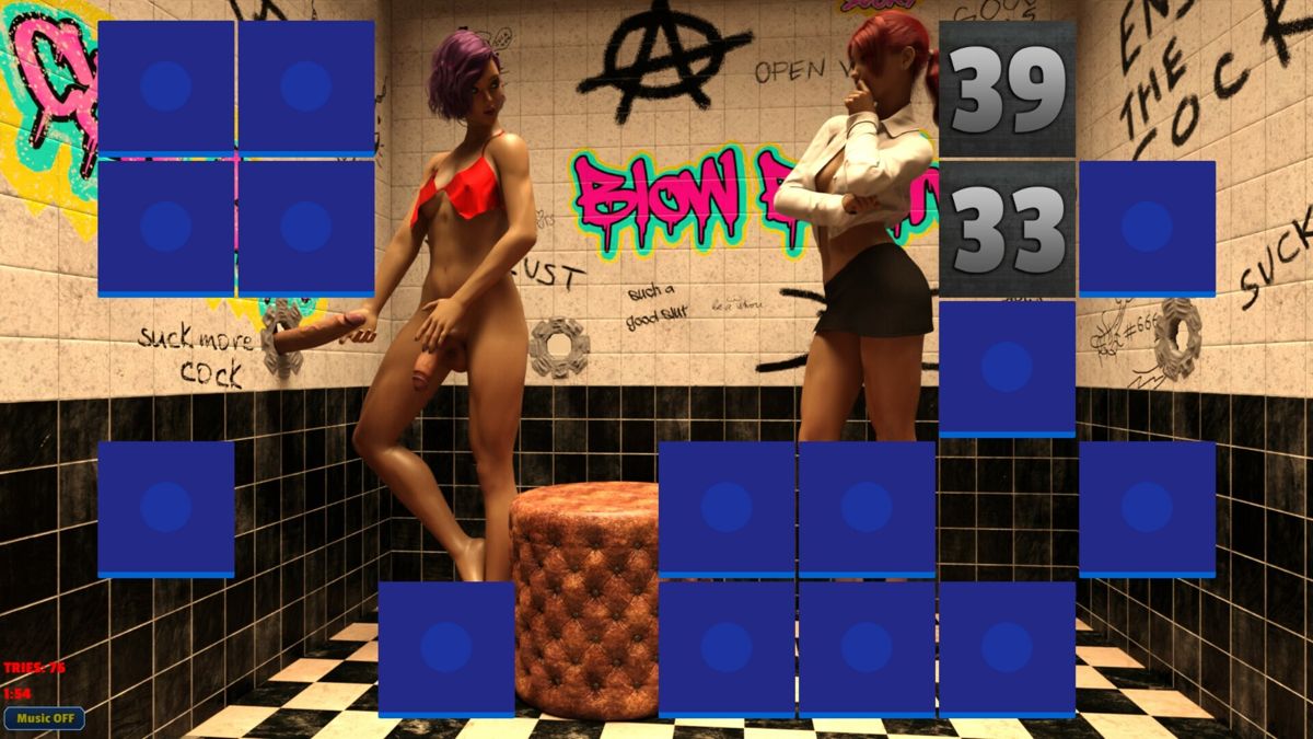 Sexy Memory Puzzle: Futanari Gloryhole official promotional image - MobyGames