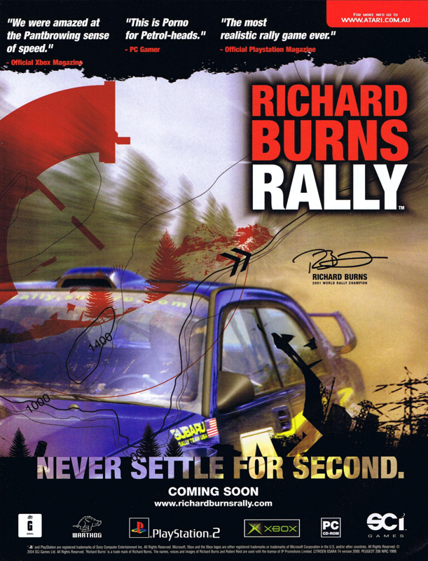 Richard Burns Rally official promotional image - MobyGames