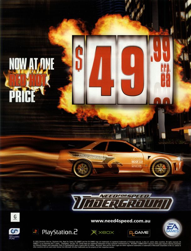 Need for Speed: Underground official promotional image - MobyGames