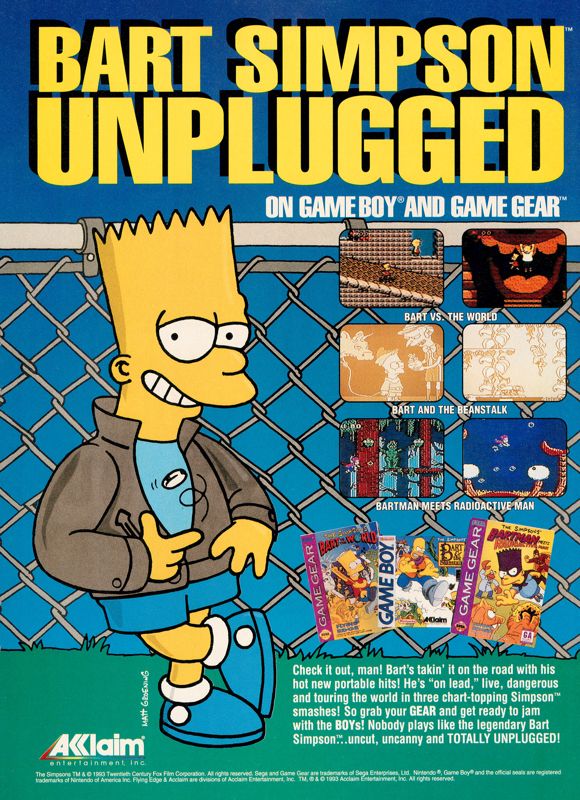 The Simpsons: Bart & the Beanstalk official promotional image - MobyGames