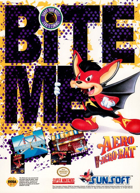 Aero the Acro-Bat official promotional image - MobyGames