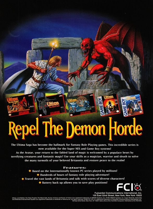 Ultima VI: The False Prophet official promotional image - MobyGames