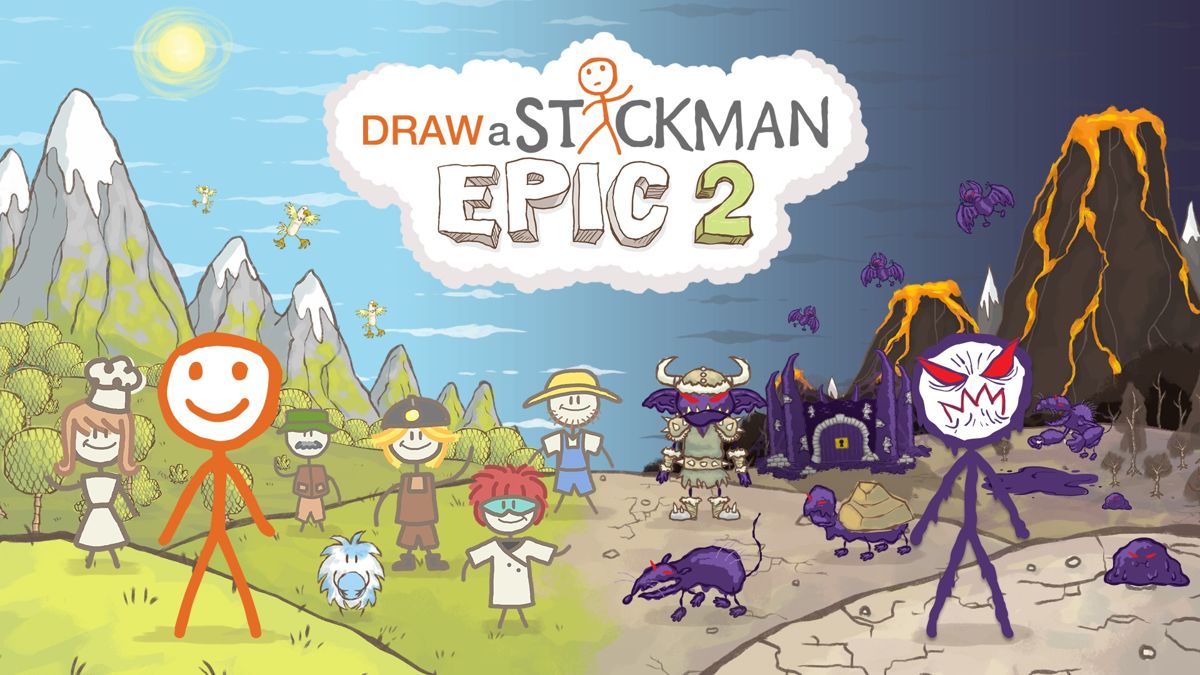 Draw a Stickman: Epic 2 official promotional image - MobyGames